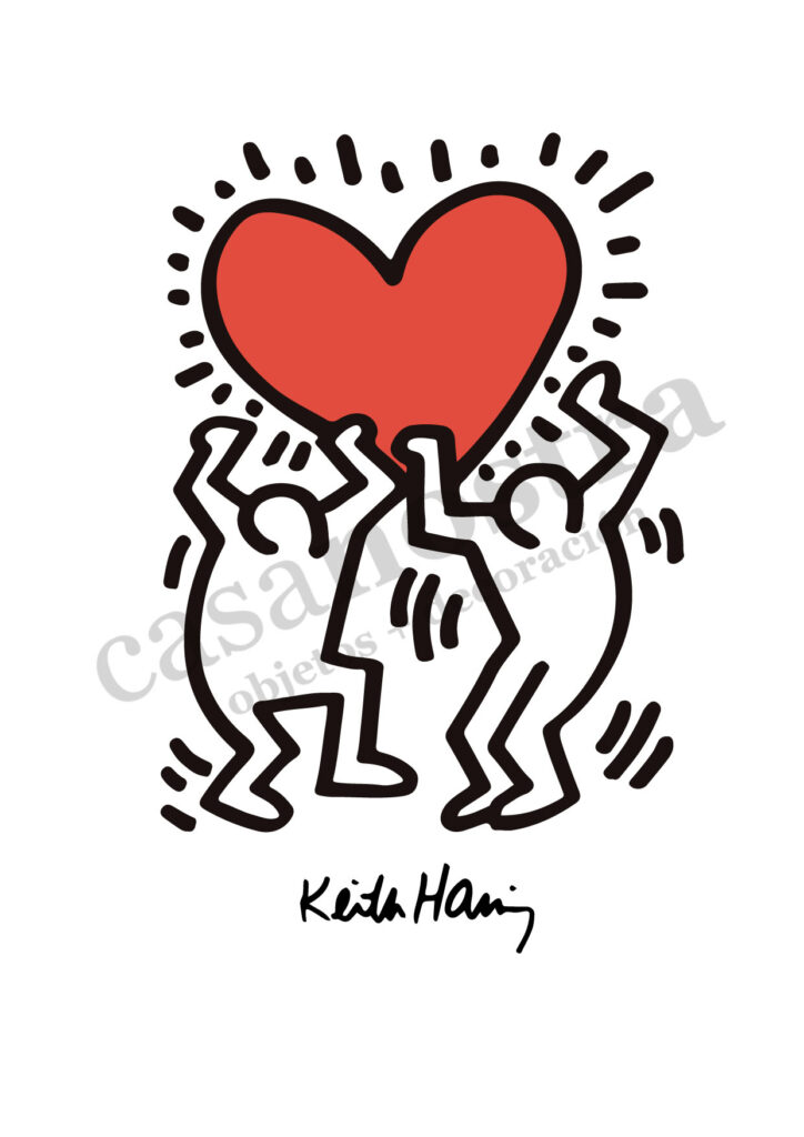 Cuadro Heart - Keith Haring - Casanostra Objetos